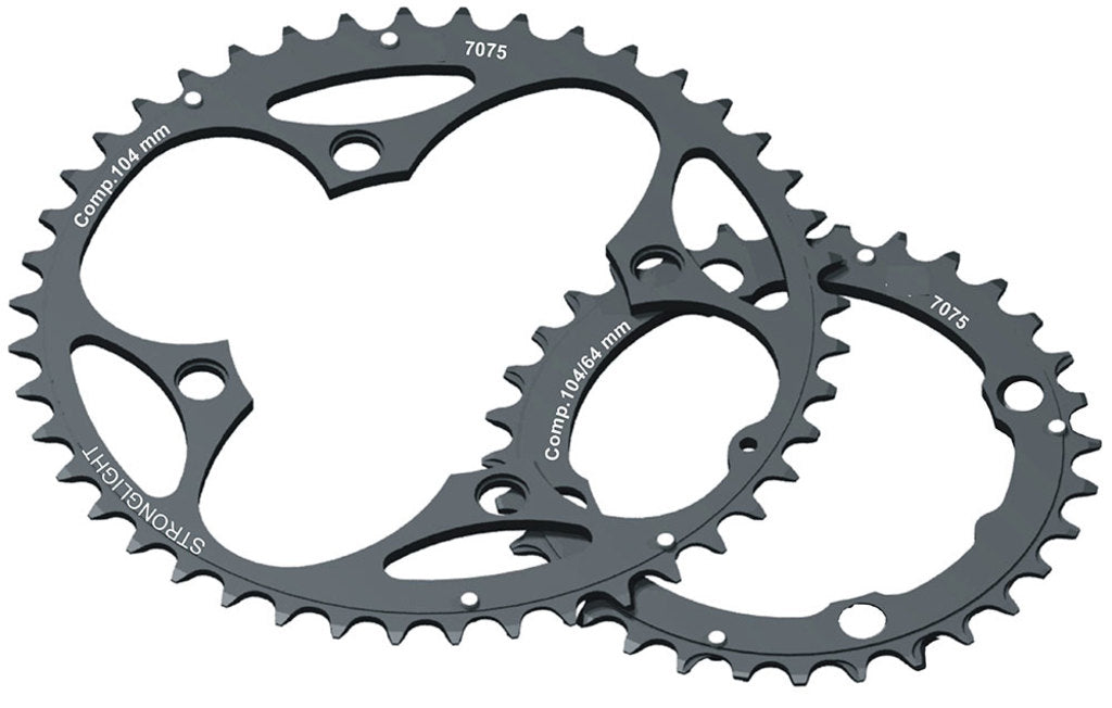 Stronglight Kettingblad Shimano Atb Zicral 10V 40T Steek 104 Zwart – Le coq wielerartikelen